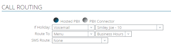 Holiday Routing – Cronus - Support Center
